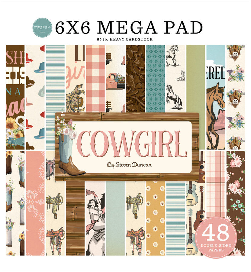 Carta Bella - Cowgirl Collection - 6 x 6 Mega Pad – SO scrappy ...